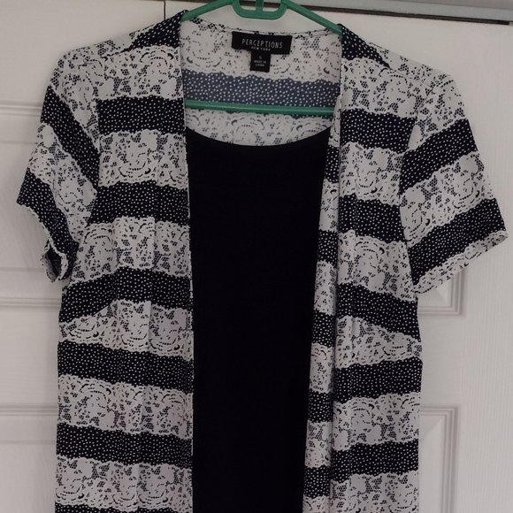 Perceptions New York | Dresses | New Blue White Dress | Poshmark